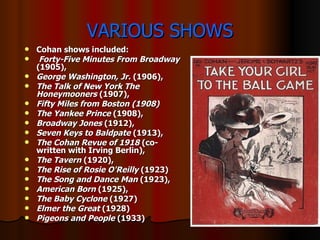 George M Cohan- Angelina Torre | PPT