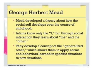 George Mead: Social Self | PPTX