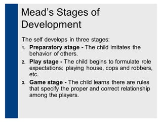 George Mead: Social Self | PPTX