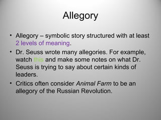 George orwell animal farm notes - students | PPT