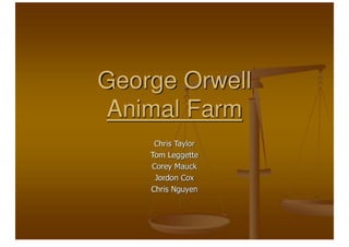 George Orwell Animal Farm | PPT