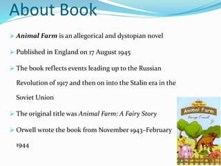 George Orwell & animal farm Intro | PPT