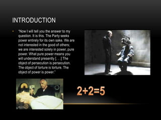 George Orwell Presentation | PPTX