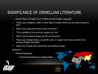 George Orwell Presentation | PPTX