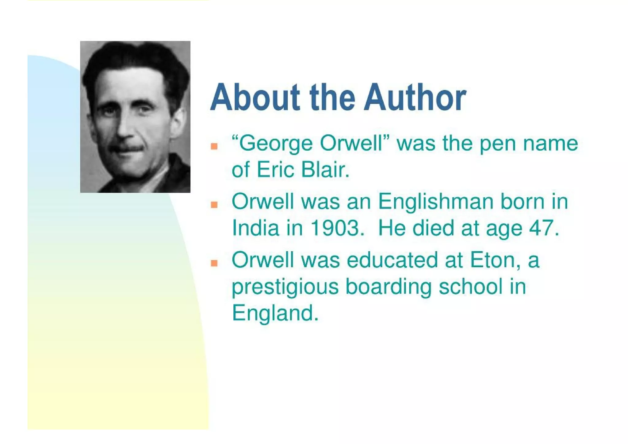 George Orwell'S 1984 | PPT