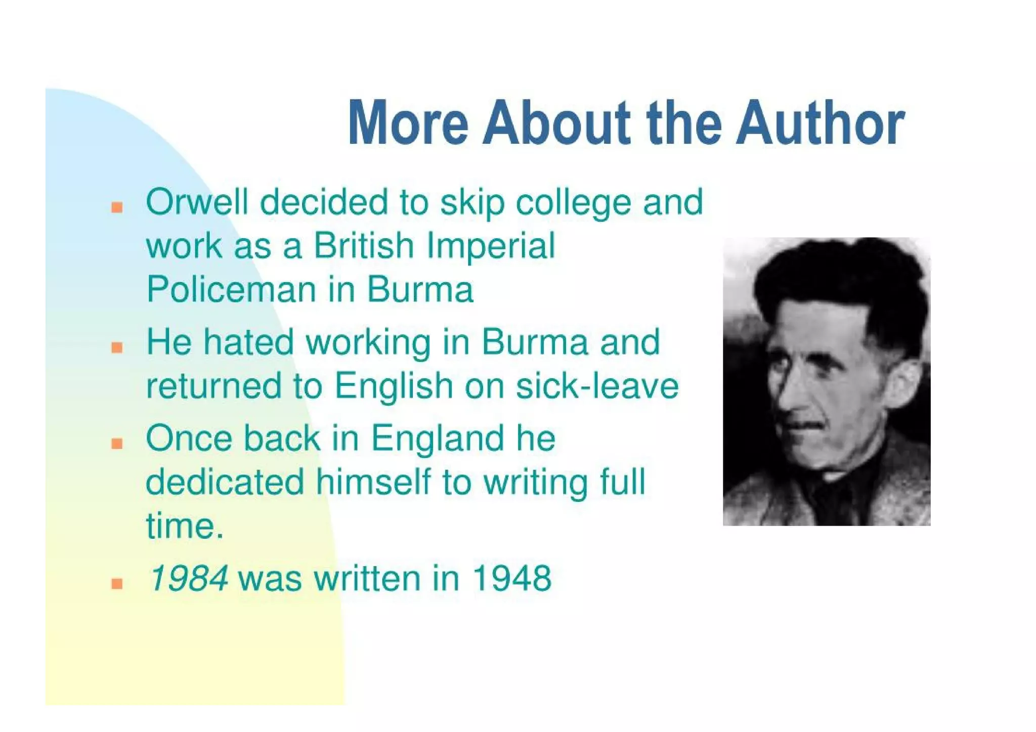 George Orwell'S 1984 | PPT