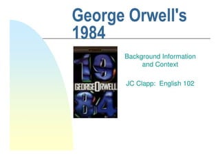 George Orwell'S 1984 | PPT