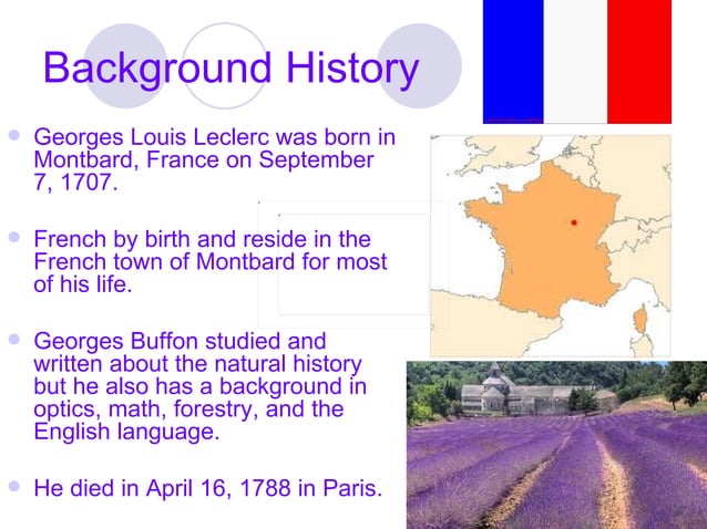 Georges buffon | PPT | Biological Sciences | Science