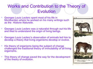 Georges buffon | PPT | Biological Sciences | Science