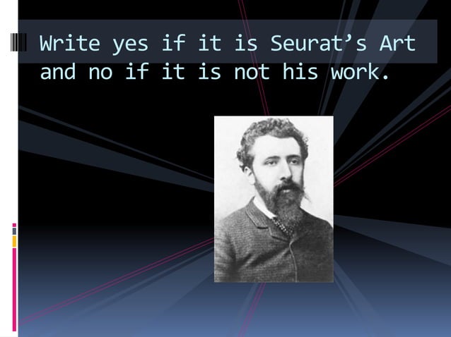 George seurat Art Identification | PPTX