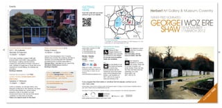 George Shaw I Woz Ere Exhibition And Events Leaflet | PDF | Factual ...