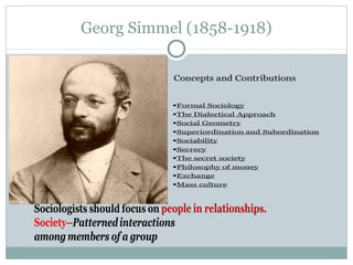 George simmel's book on individuality and social forms | PPT