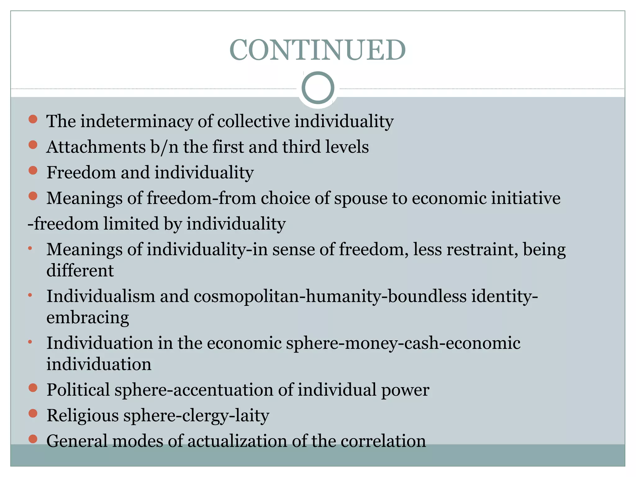 George simmel's book on individuality and social forms | PPT