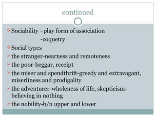 George simmel's book on individuality and social forms | PPT