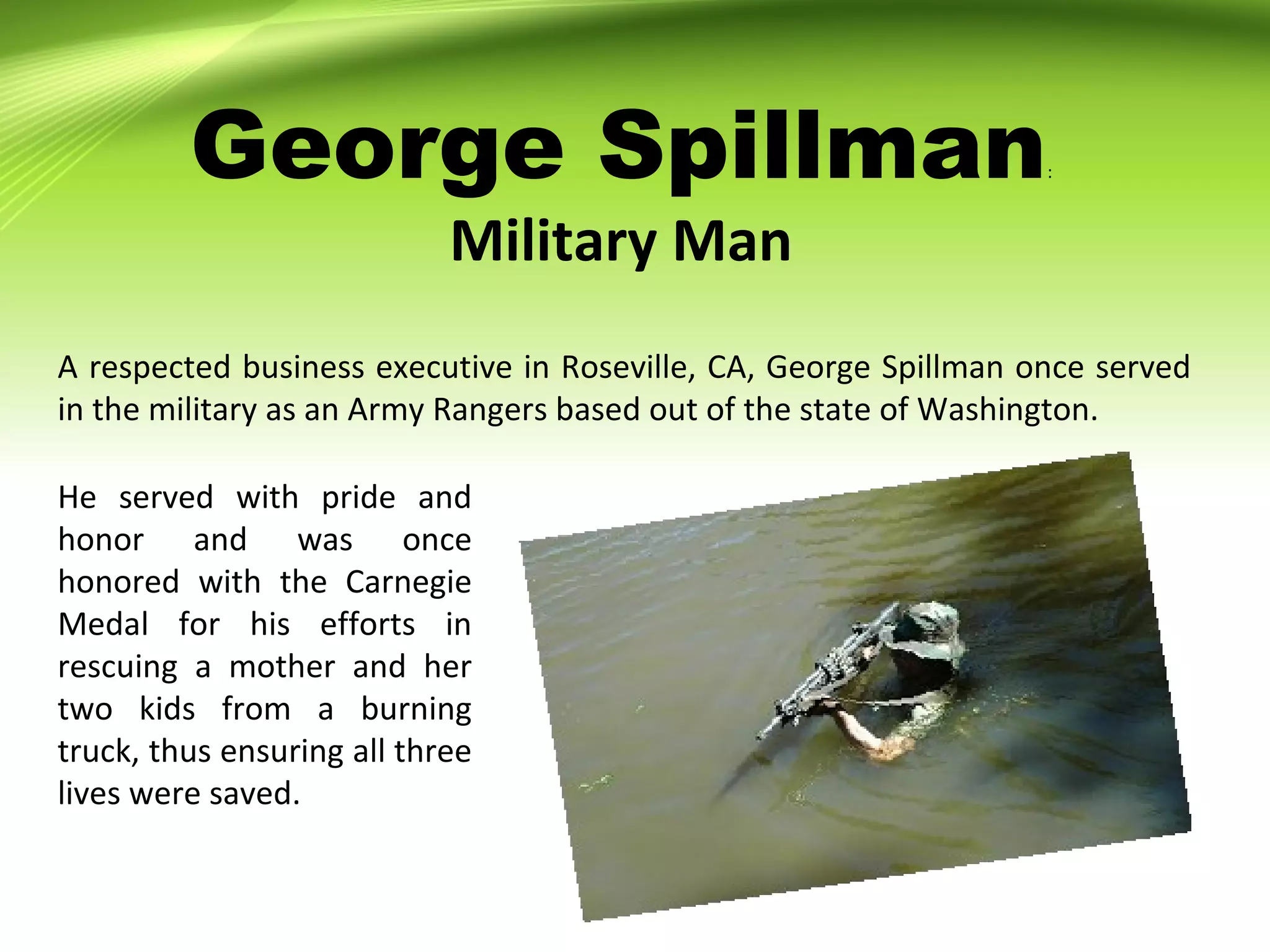 George Spillmann | PPT | Awards Shows | Events