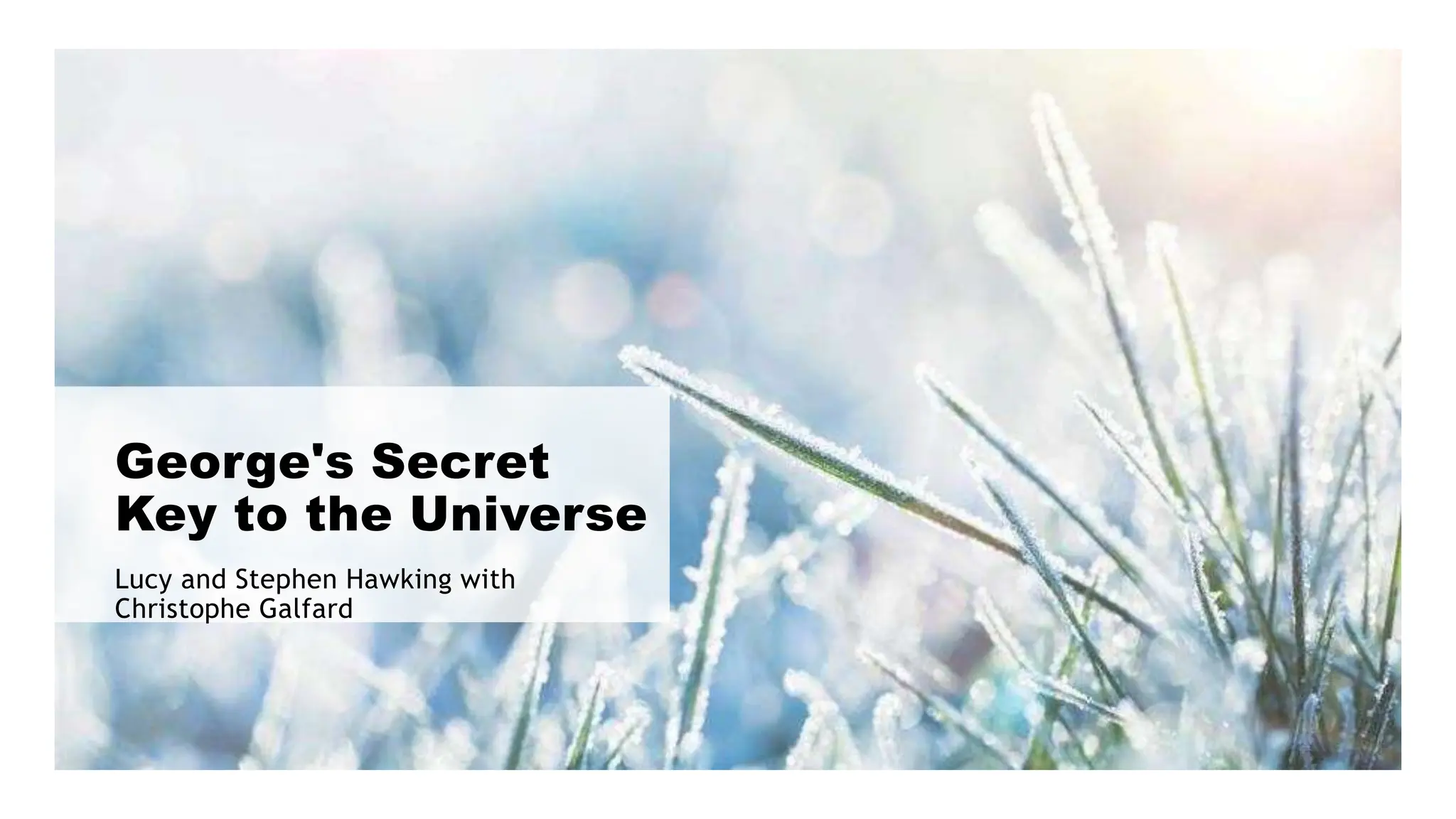 George's Secret Key to the Universe.pptx