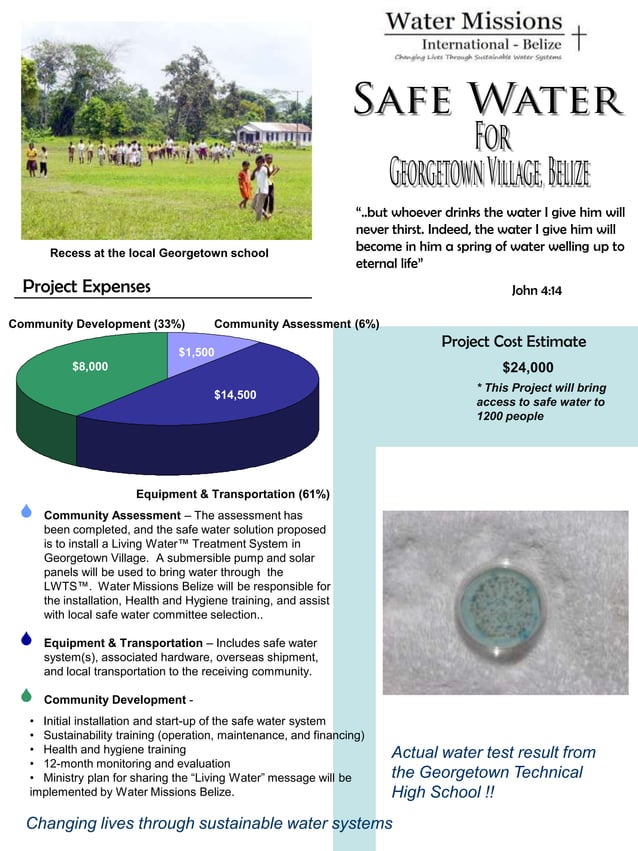 Project Georgetown | PPTX | Water Services | Home Utilities