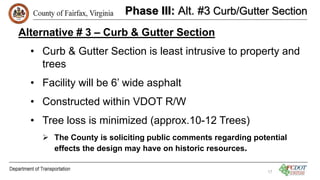 Georgetown Pike Walkway Phase III & Phase IV | PPT