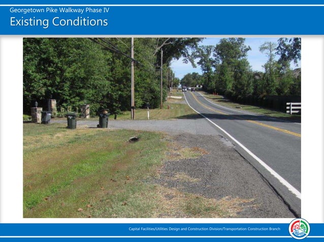 Georgetown Pike Walkway Phase IV | PPT | Free Download