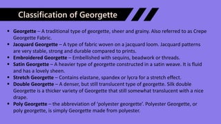 Georgette fabric | PPTX