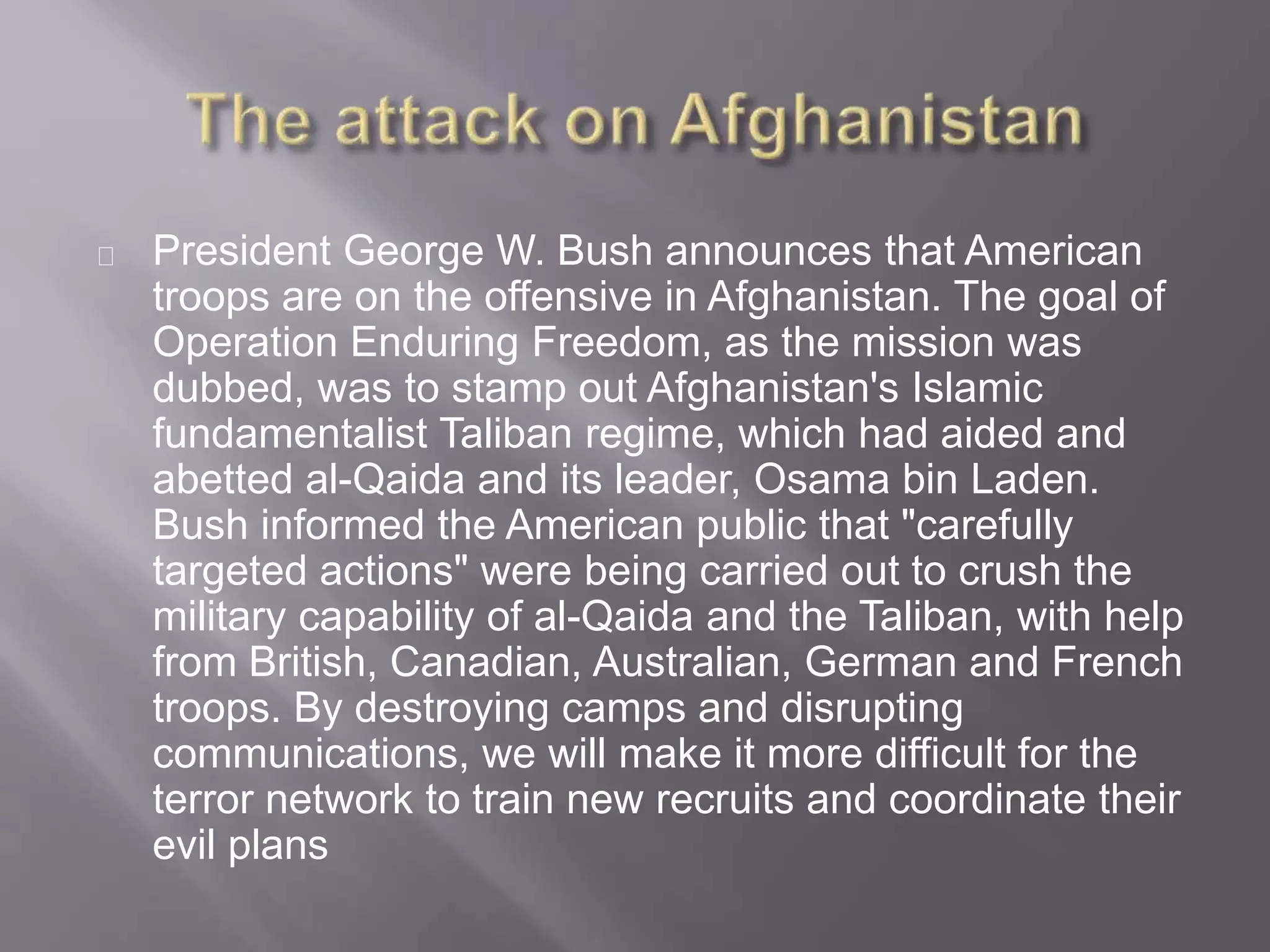 George w. bush powerpoint | PPTX
