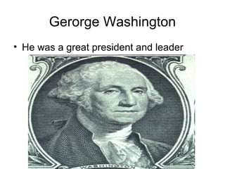 George washington | PPT