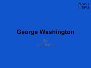 George Washington | PPT