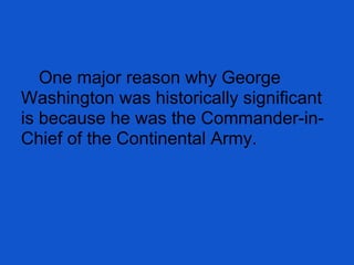 George Washington | PPT
