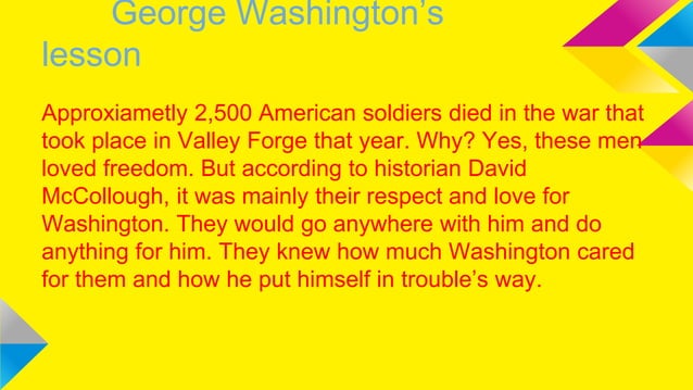 George washington | PPT