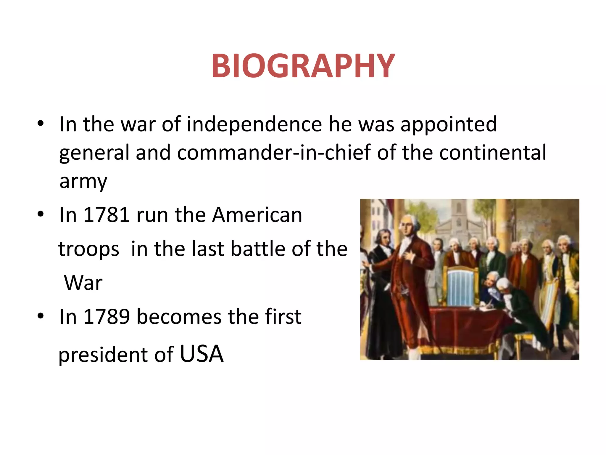 George washington | PPTX