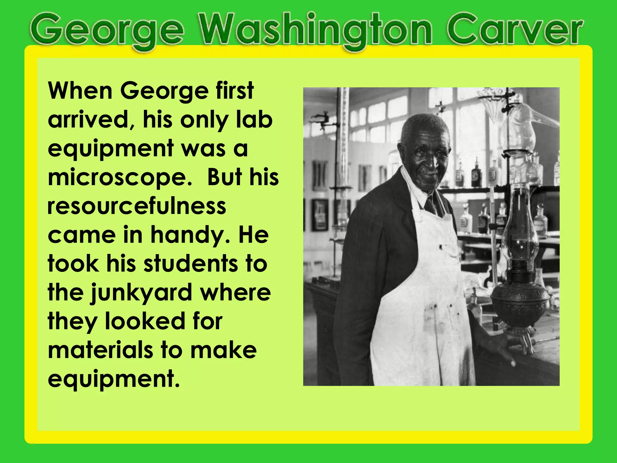 George Washington Carver | PPTX