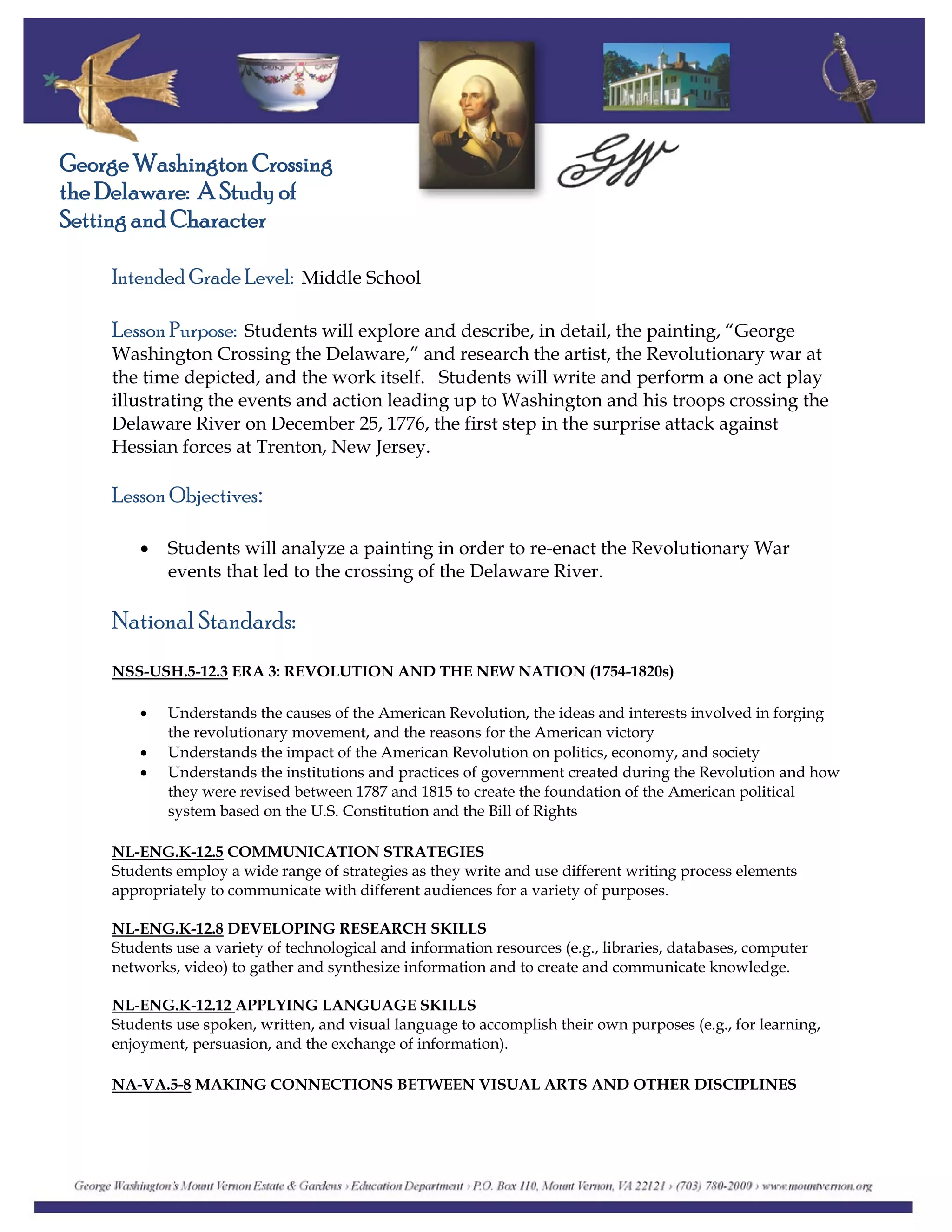 George Washington Crossing The Delaware | PDF