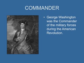 George washington Powerpoint presentation | PPT