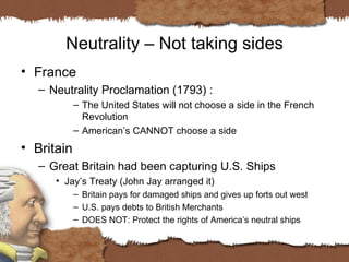 Washingtons Neutrality Proclamation