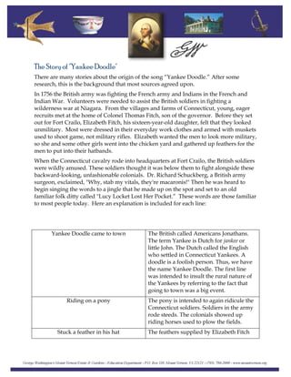 George Washington In Song | PDF