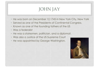 George Washington Presidency | PPT | Free Download