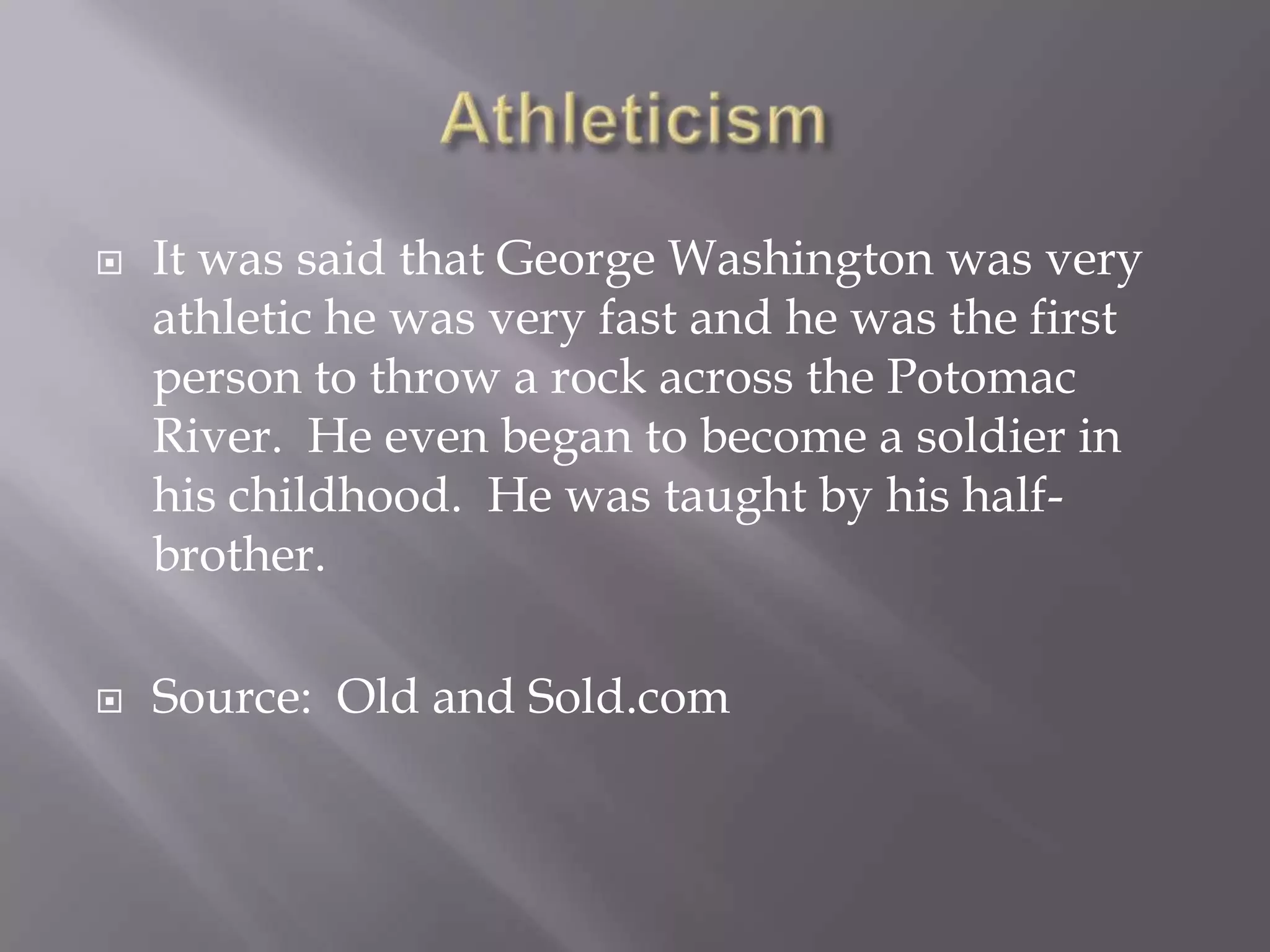 George washington slide show | PPT