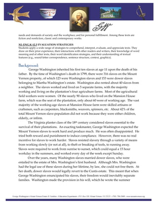 George Washington Stood Here – On The Issue Of Slavery | PDF