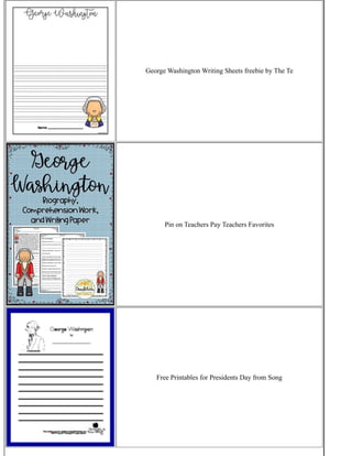 George Washington Writing Paper | PDF