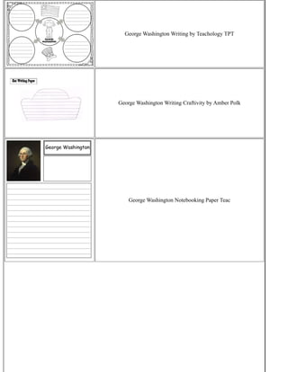 George Washington Writing Paper | PDF