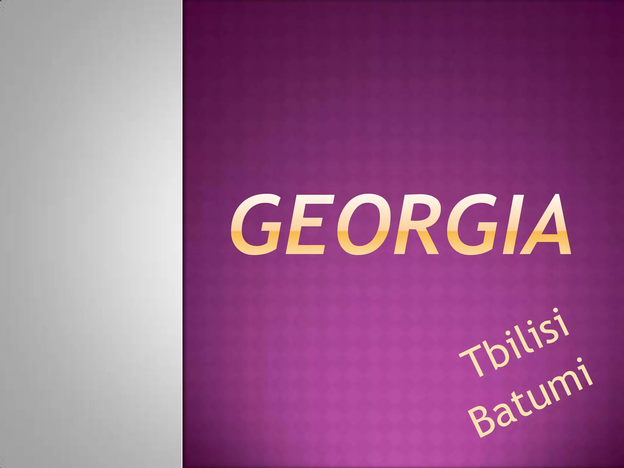 Georgia | PPT