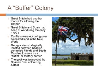 Georgia: A Debtor and Buffer Colony | PPT