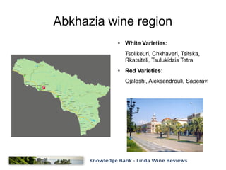 Georgian Wine Map