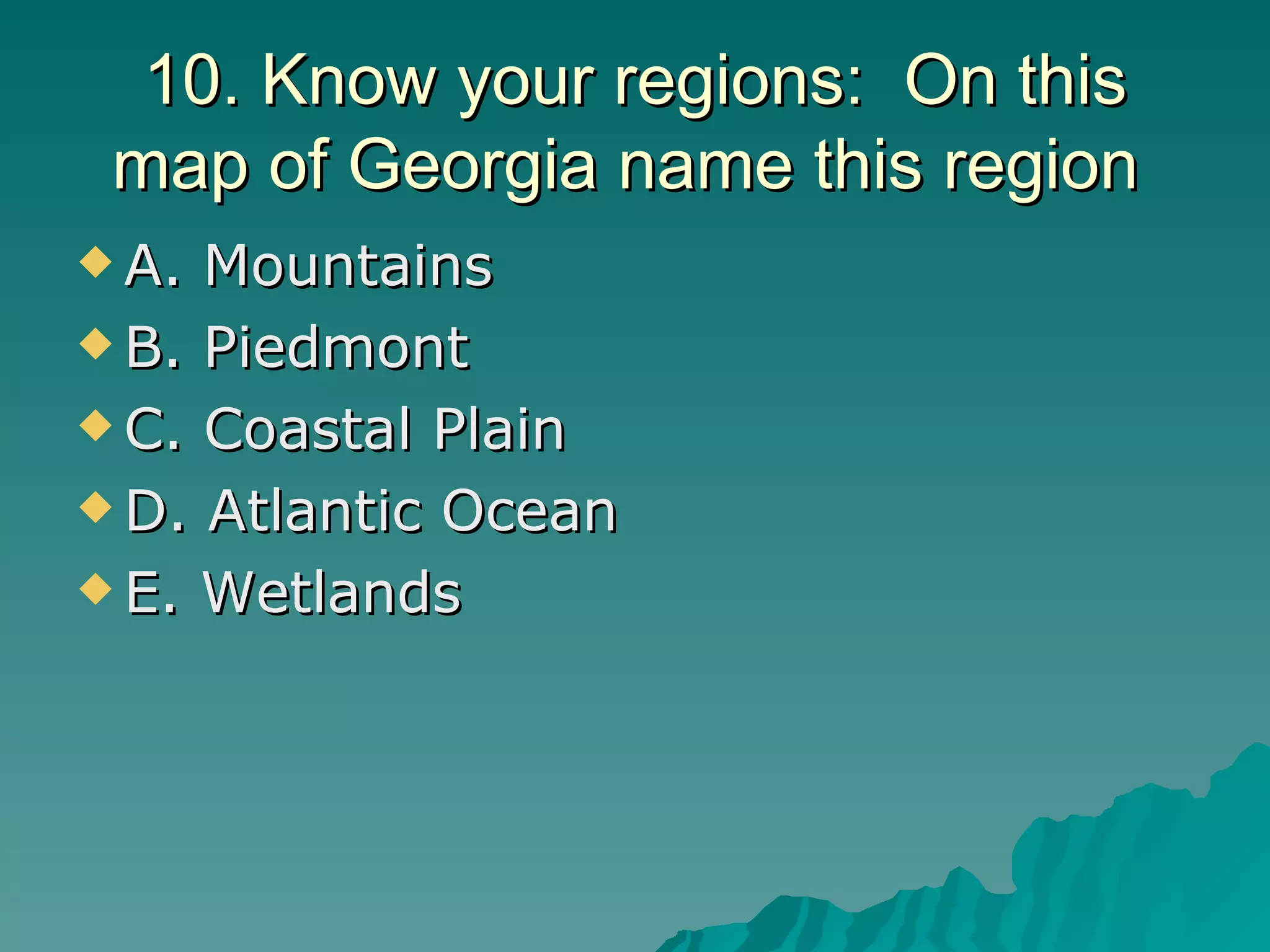 Georgia Animals, Plants And Habitats Review | PPT