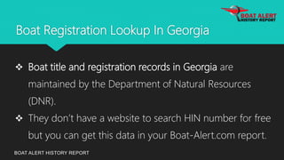Georgia boat registration | PPT