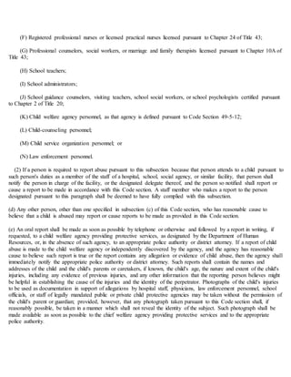 Georgia child abuse reporting requirements | DOCX