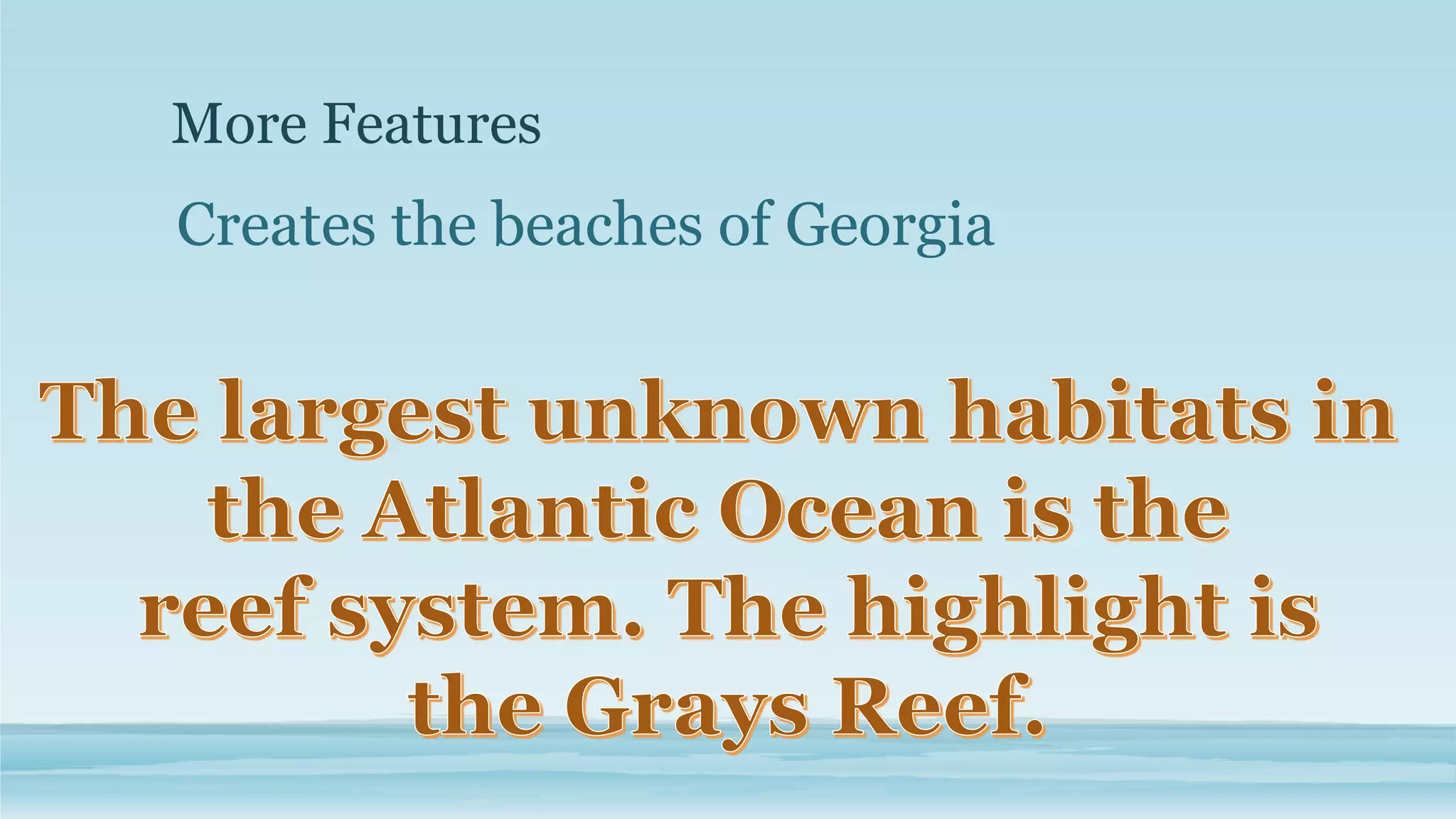 Georgia Habitats Atlantic Ocean | PPTX