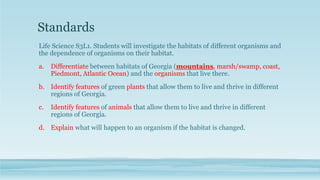 Georgia Habitats Atlantic Ocean | PPTX