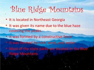 Georgia landforms | PPT