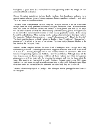 Basic Georgian Language Course | PDF